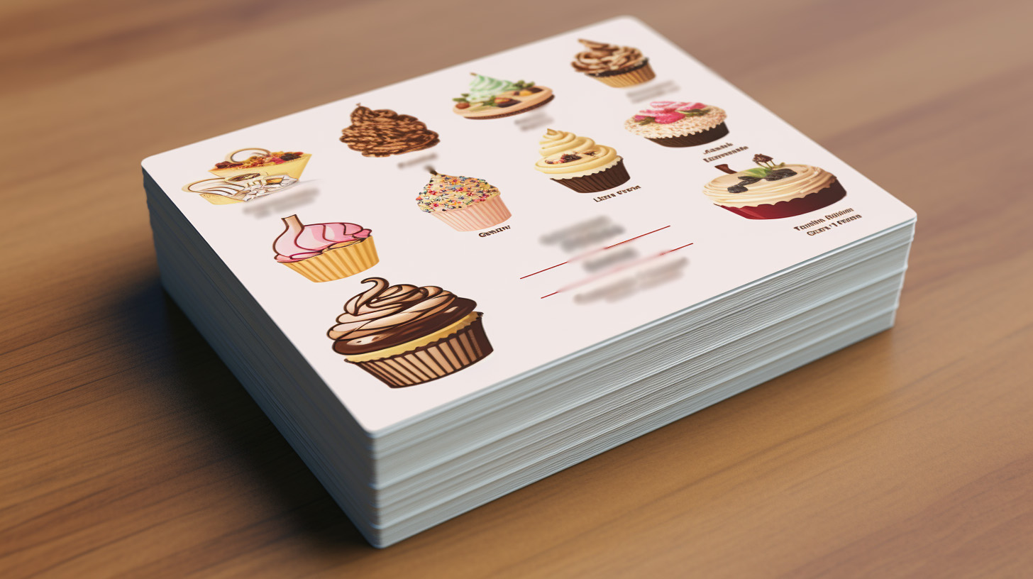 Cake Shop Business Card Design | Sofria.Inc