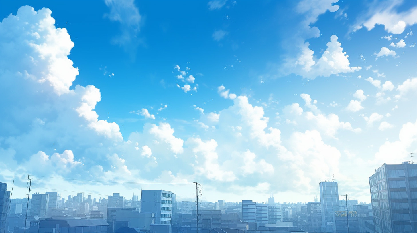 Blue sky illustration | Sofria.Inc
