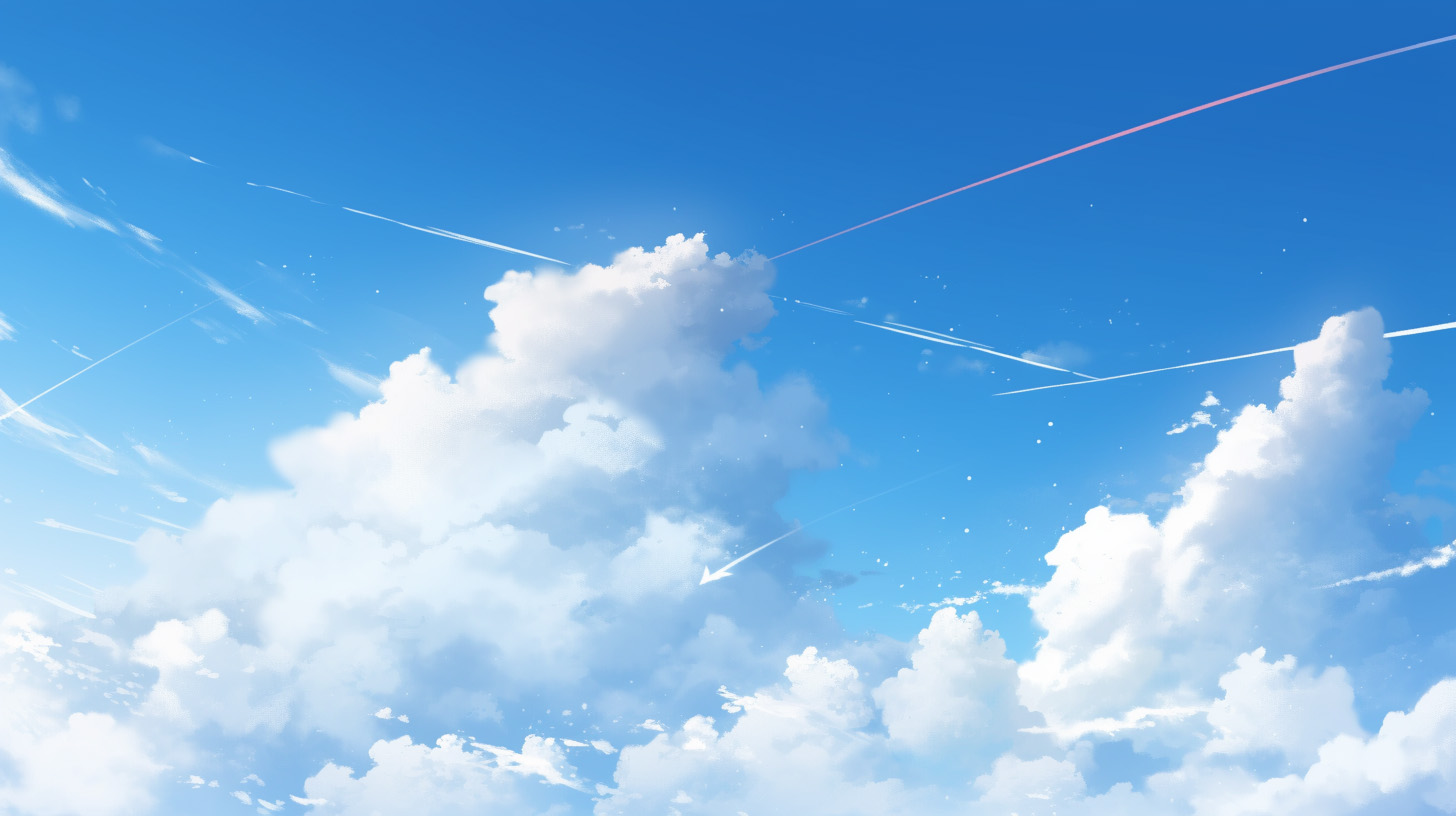 Blue sky illustration | Sofria.Inc