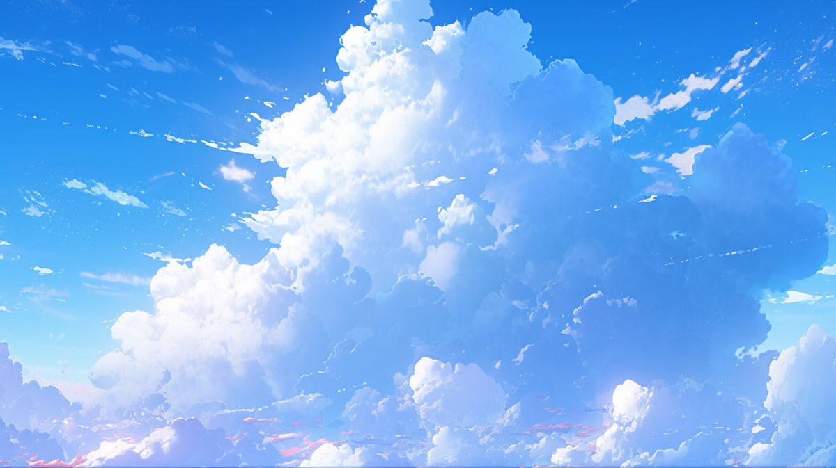Blue sky illustration | Sofria.Inc