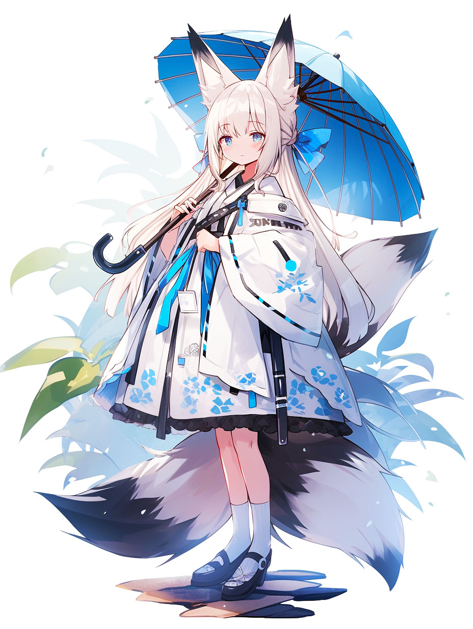 AIによる狐の擬人化 Fox AI character Illustration | Sofria.Inc